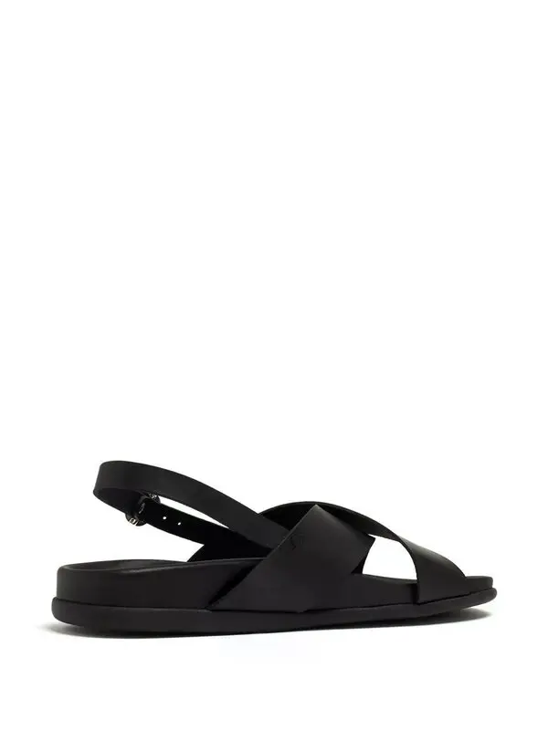 ANCIENT GREEK SANDALS Ikesia Sandals - Black