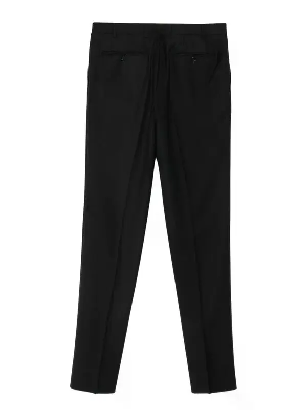Canali Pleated Trousers - Black
