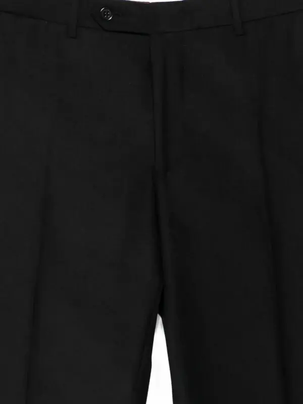 Canali Pleated Trousers - Black