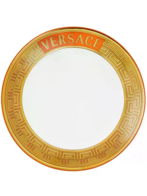 Versace Medusa Amplified Plate - Orange