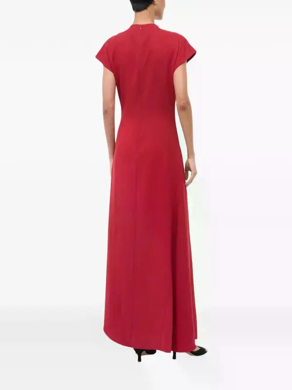 Staud Zaya Draped Maxi Dress