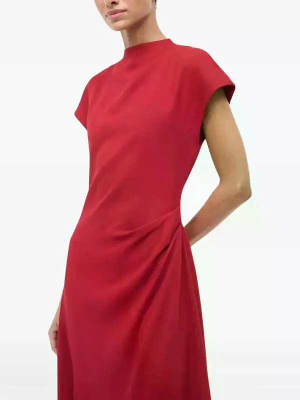 Staud Zaya Draped Maxi Dress