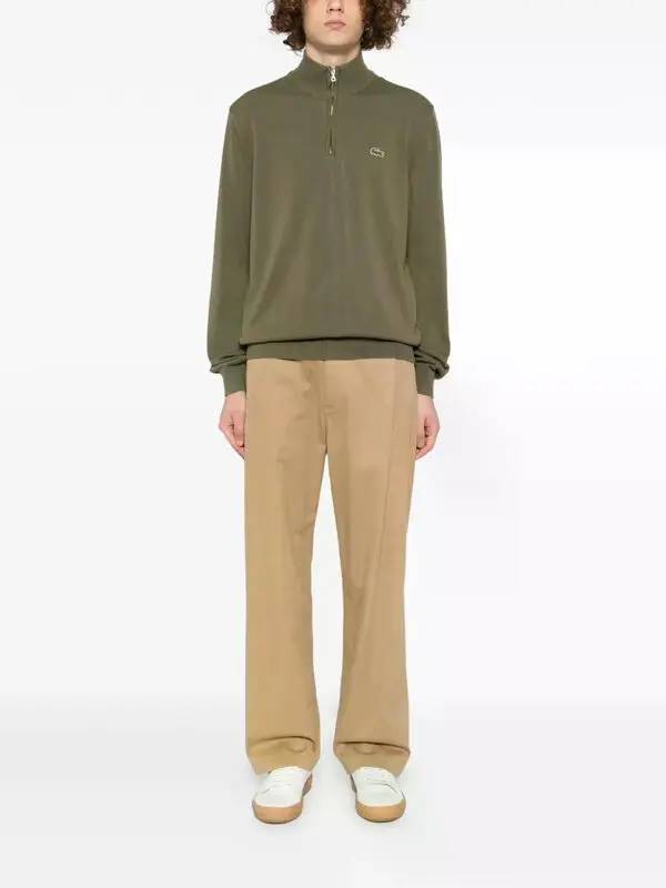 Lacoste Cotton High-neck Jumper