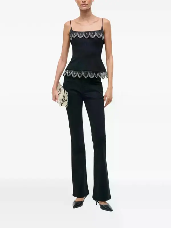 Staud Colette Scalloped Top