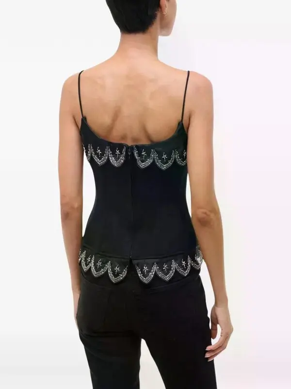 Staud Colette Scalloped Top