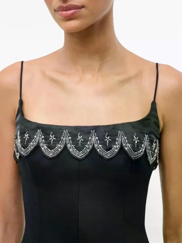 Staud Colette Scalloped Top