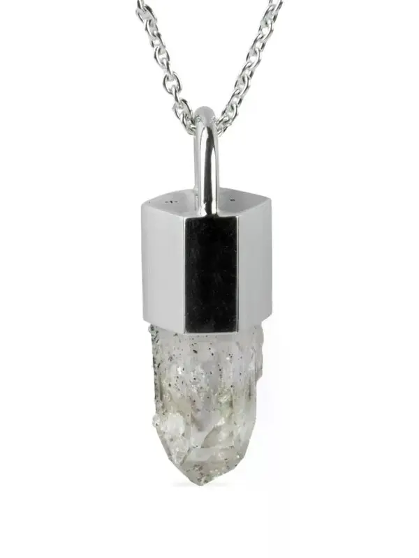 PARTS OF FOUR Sterling Talisman Amethyst Necklace - Silver