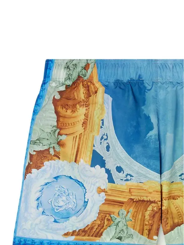 Versace Graphic Print Beachwear