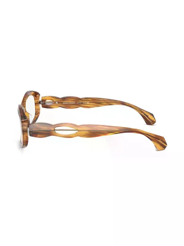 ALAIN MIKLI Rectangle Frame Sunglasses