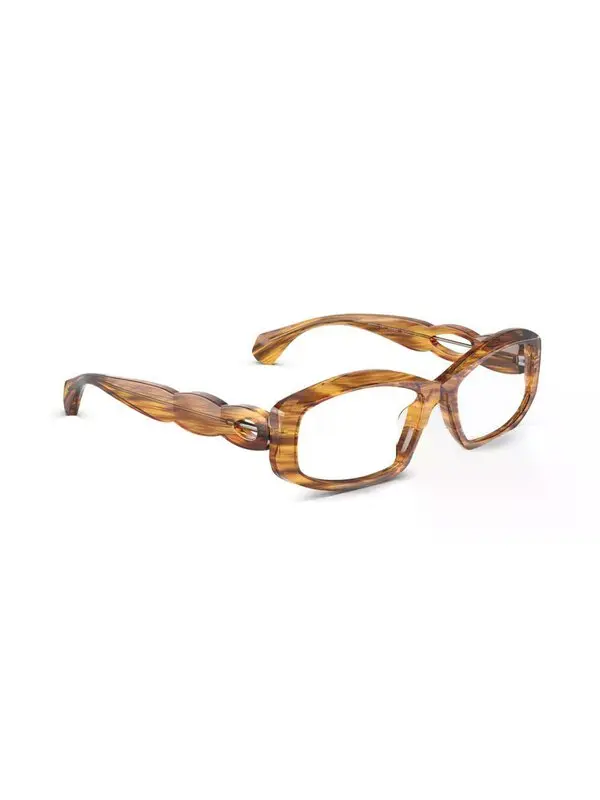 ALAIN MIKLI Rectangle Frame Sunglasses