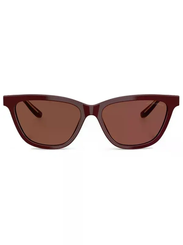 Giorgio Armani Rectangle-frame Sunglasses - Red