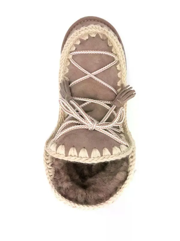 Mou Boots With Whipstitch Trim And Tassel Detail