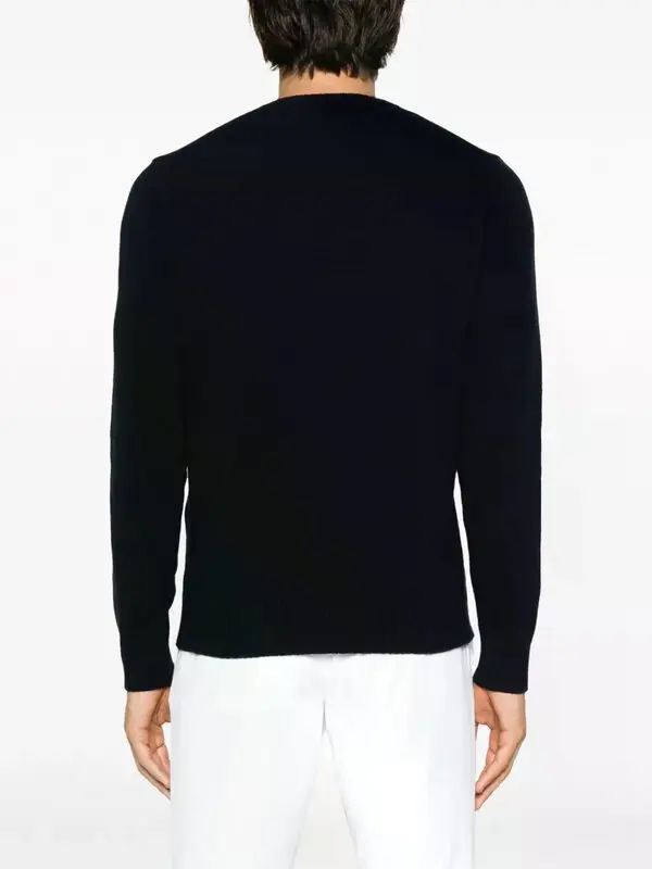 ROBERTO COLLINA V-neck Merino Wool Jumper
