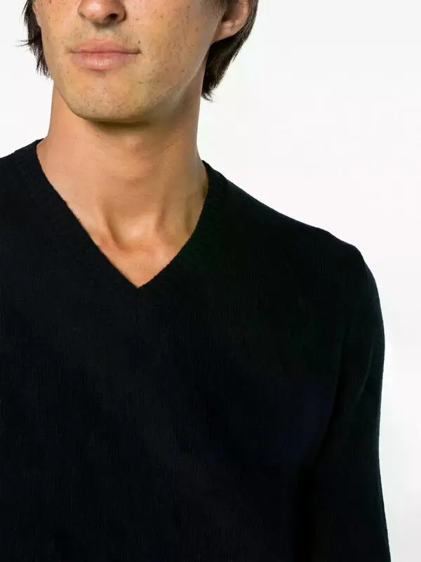 ROBERTO COLLINA V-neck Merino Wool Jumper
