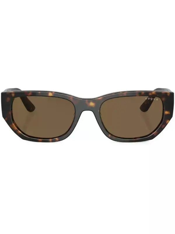 VOGUE EYEWEAR Rectangle-frame Sunglasses - Brown