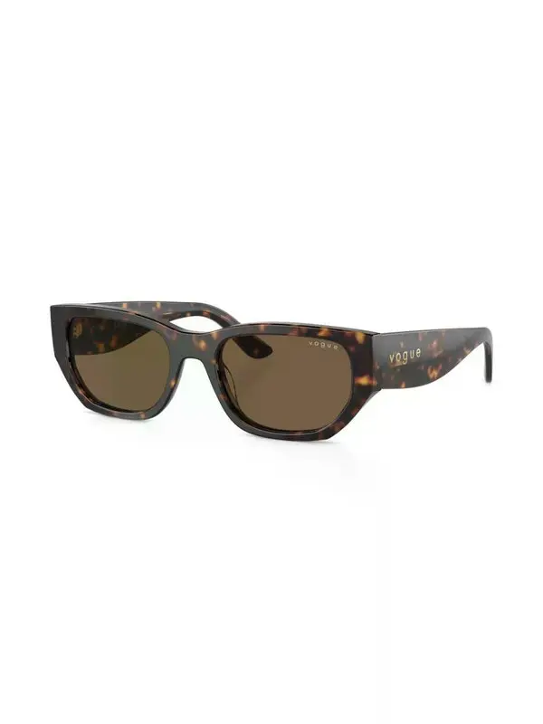 VOGUE EYEWEAR Rectangle-frame Sunglasses - Brown
