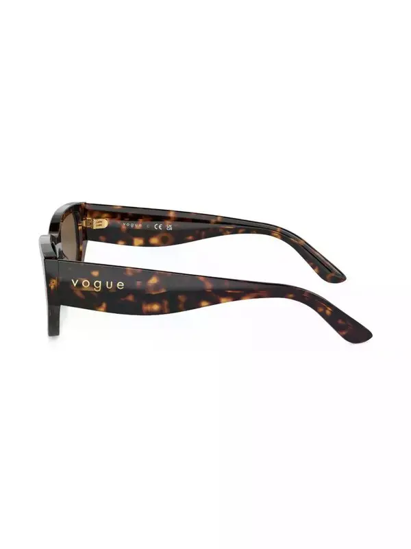 VOGUE EYEWEAR Rectangle-frame Sunglasses - Brown