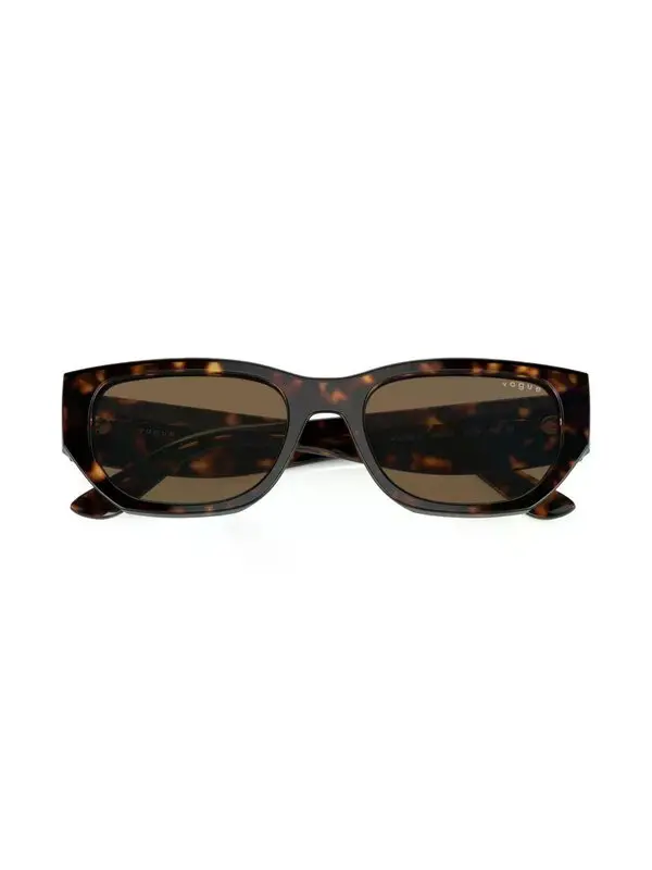 VOGUE EYEWEAR Rectangle-frame Sunglasses - Brown