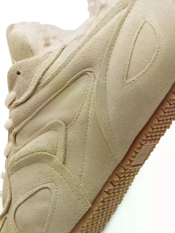 Axel Arigato Slow Shearling Runner Sneakers - Neutrals