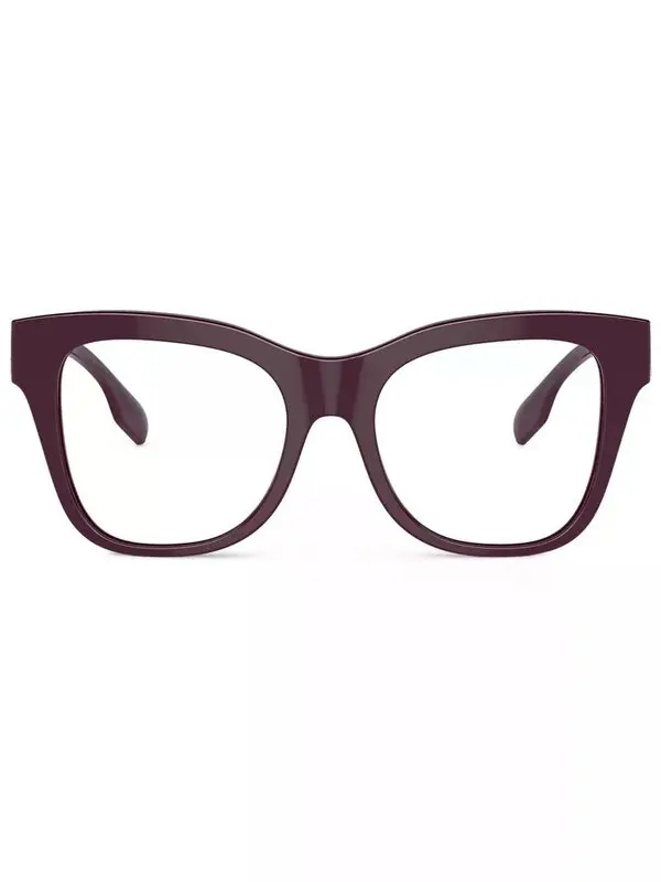 Burberry Square Frame Glasses With Logo Plaque
