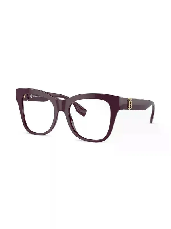 Burberry Square Frame Glasses With Logo Plaque