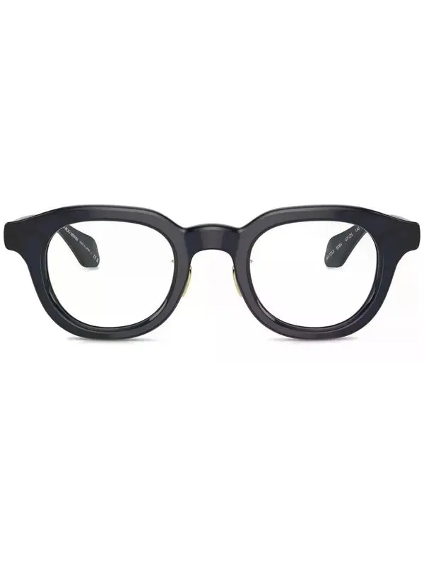 Giorgio Armani Round Frame Glasses - Blue