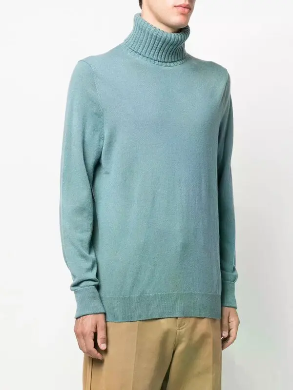 BALLANTYNE Roll Neck Cashmere Jumper