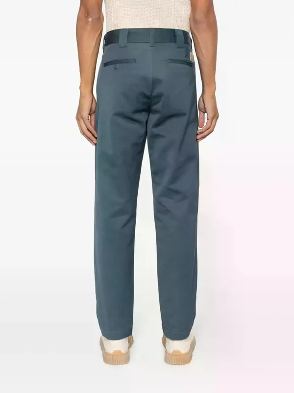 Carhartt Work In Progress Mid-rise Slim-cut Trousers - Blue