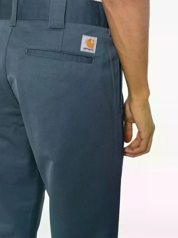 Carhartt Work In Progress Mid-rise Slim-cut Trousers - Blue