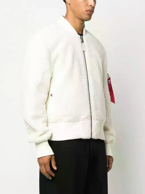 Alpha Industries Faux-shearling Bomber Jacket