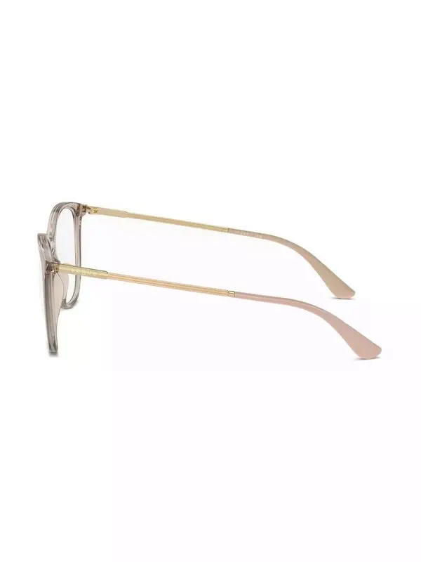 VOGUE EYEWEAR Round Frame Eyeglasses - Brown
