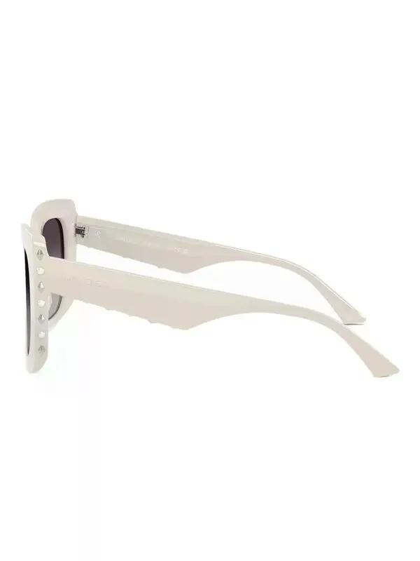 JIMMY CHOO Stud-embellished Square Sunglasses
