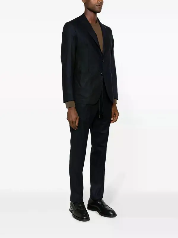 Tagliatore Single-breasted Virgin Wool Blend Suit