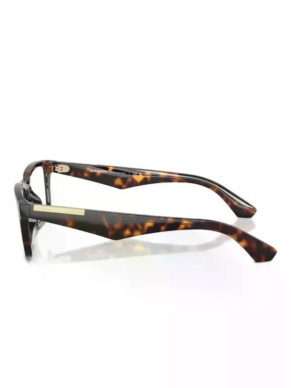Burberry Tortoiseshell-pattern Rectangle-frame Glasses