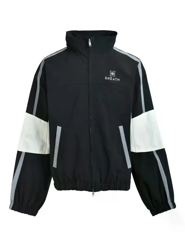 BREATH Logo-embroidered Bomber Jacket