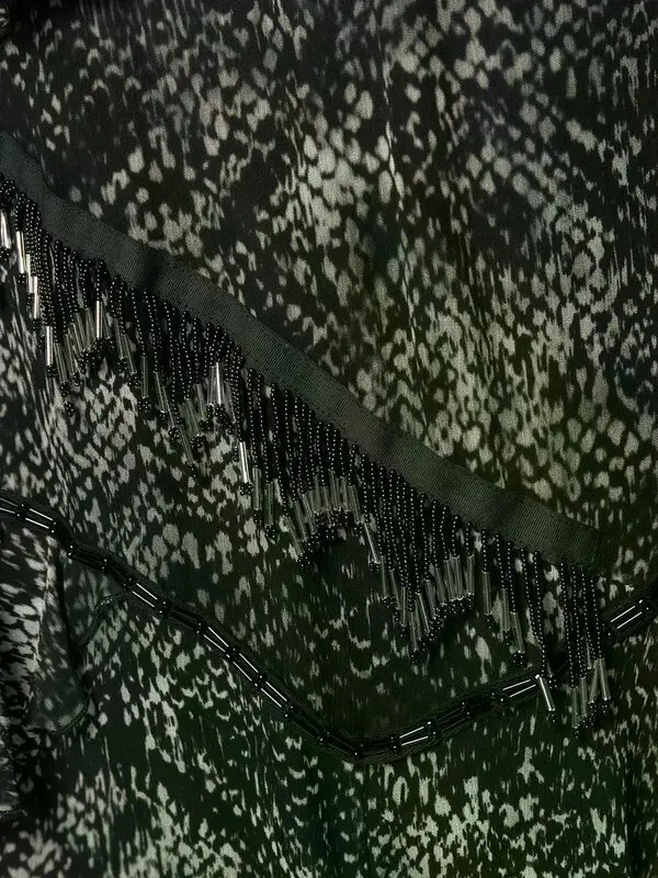GIACOBINO Snake Print Mini Dress