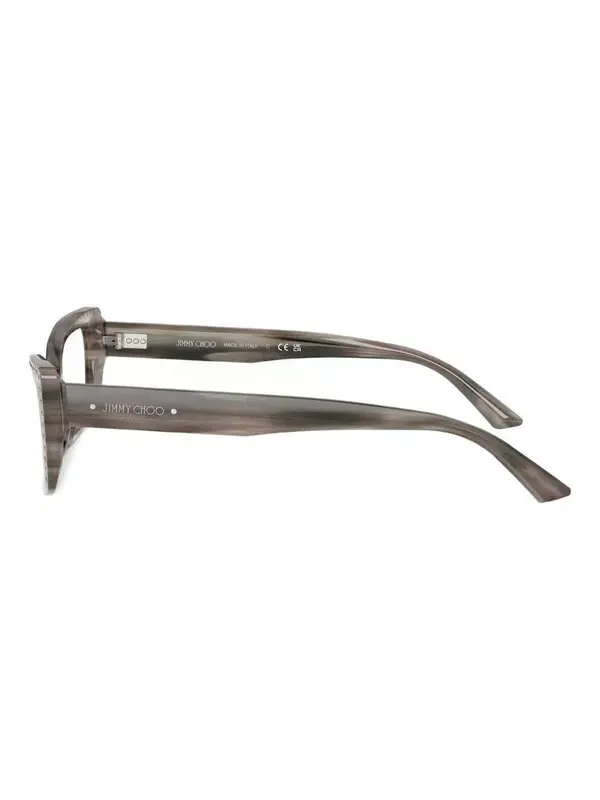 JIMMY CHOO Crystal-embellished Cat-eye Glasses