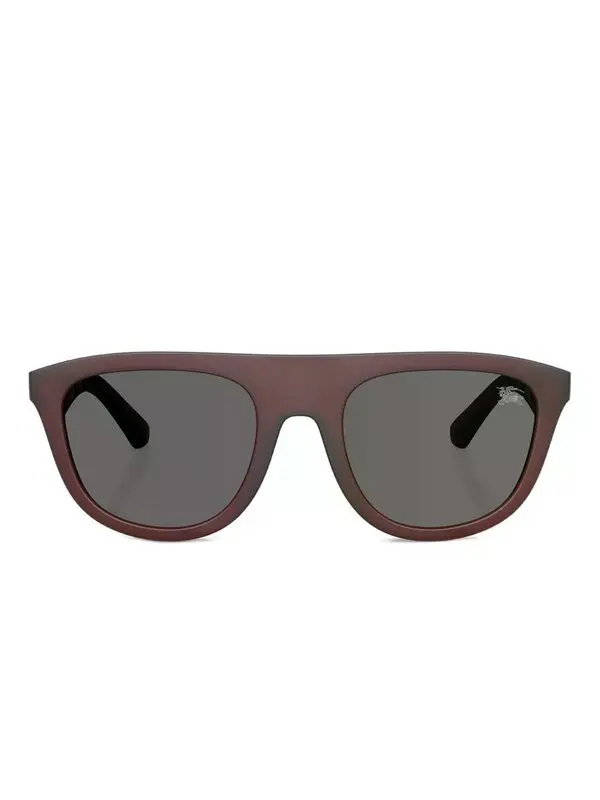 Burberry Rectangle-frame Sunglasses - Red
