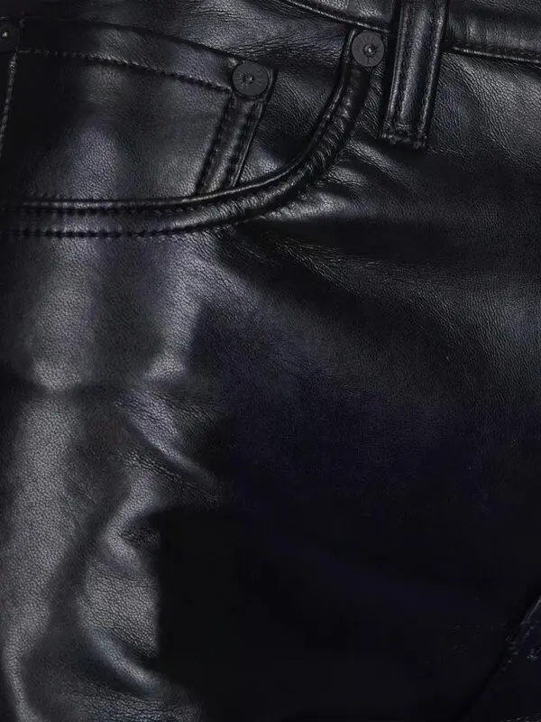 AGOLDE Leather Trousers