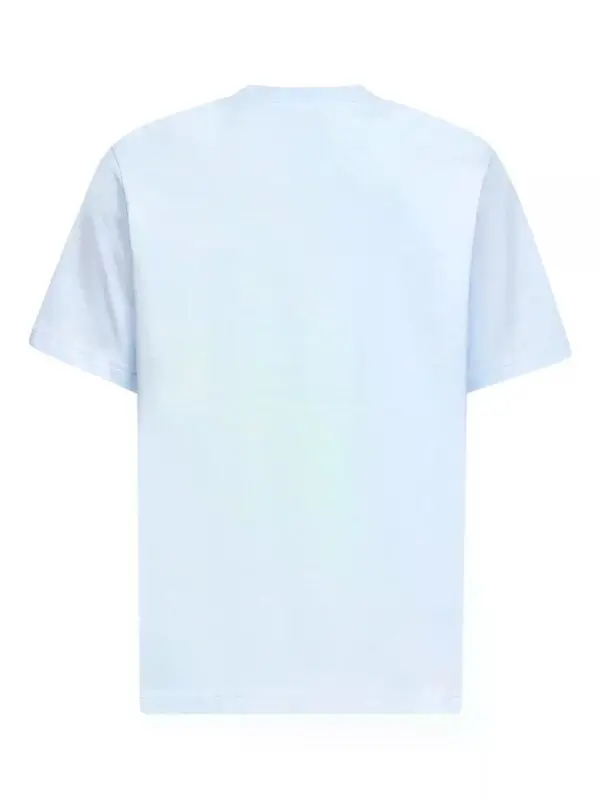 Casablanca Airbrush Smiley Logo T-shirt - Blue