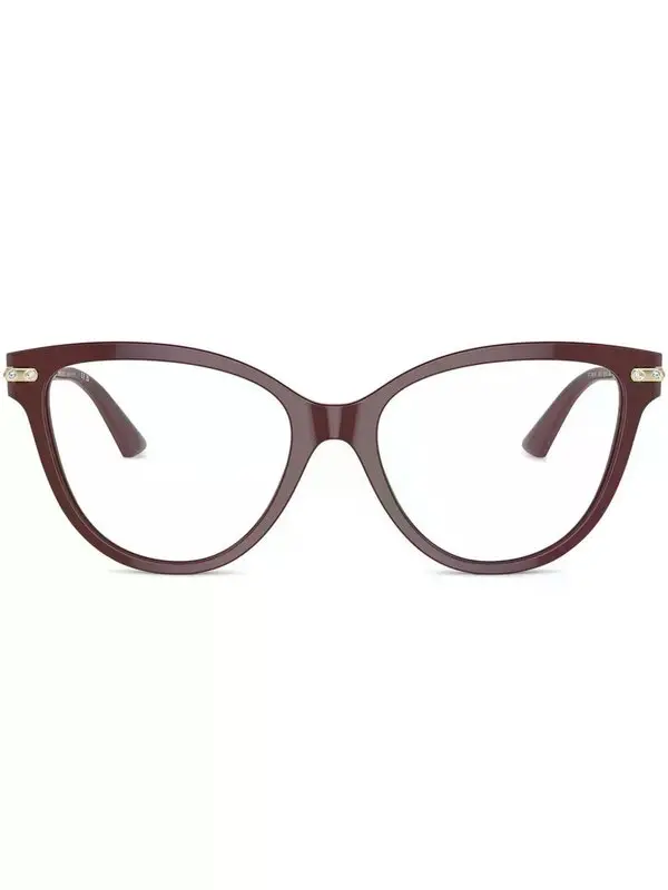 JIMMY CHOO Crystal-embellished Eyeglasses - Red