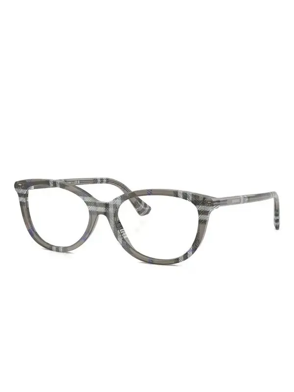 Burberry Check-pattern Eyeglasses - Grey