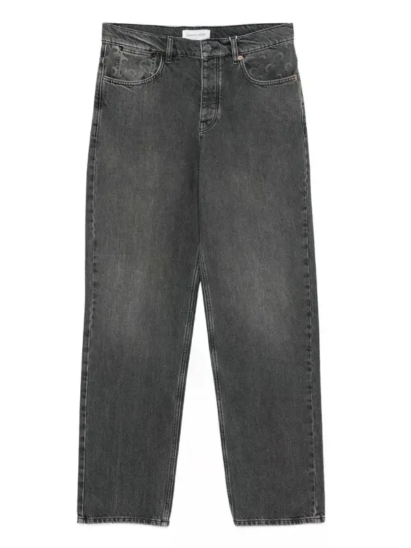 MARINE SERRE Moon Print Belt-loop Jeans