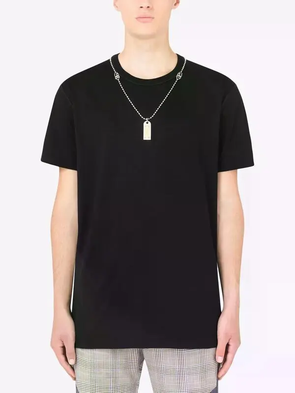 Dolce & Gabbana Logo Dog-tag T-shirt