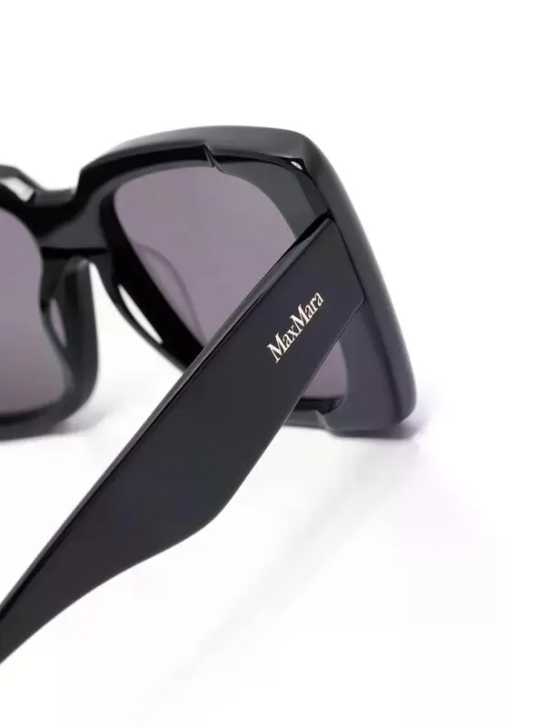 Max Mara Square-frame Sunglasses - Black