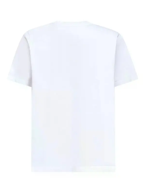 Casablanca Volcano-print Logo T-shirt - White