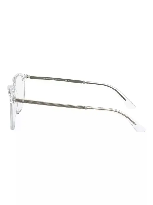 Giorgio Armani Square Frame Glasses - White