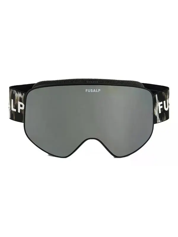 Fusalp Matterhorn Logo Ski Goggles - Black