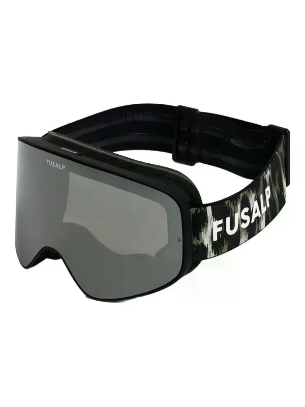 Fusalp Matterhorn Logo Ski Goggles - Black