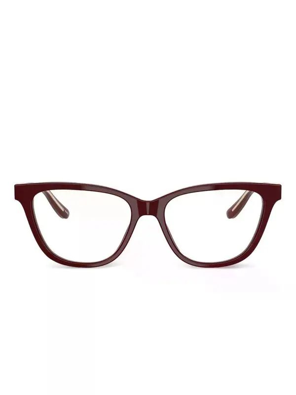 Giorgio Armani Cat-eye Frame Glasses - Bordeaux